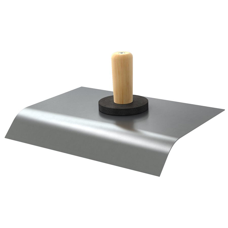 Bon Stainless Steel Curved Top Hawk - 12" x 8" – DIYCONCRETE.COM