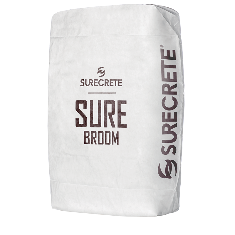 SureBroom - Broom Finish Overlay - 45 lb Bag – DIYCONCRETE.COM